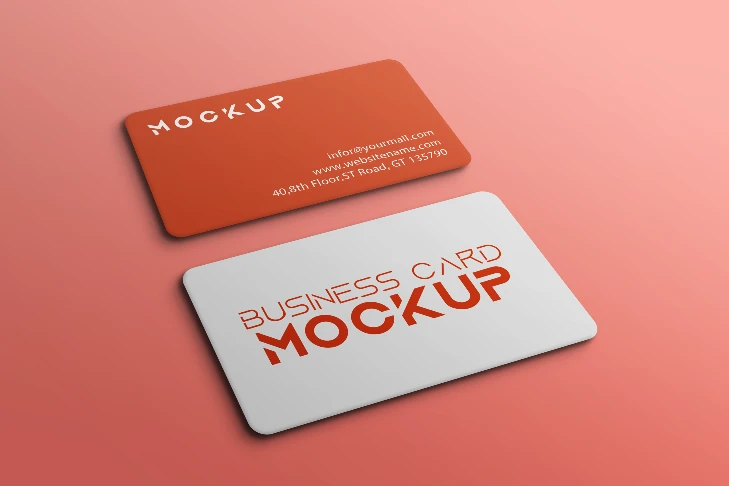 طرح لایه باز موکاپ کارت ویزیت کد 22098